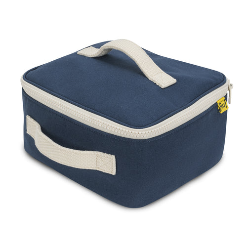 Fluf Insulated Square Lunch Bag for Work & School - Classic Navy