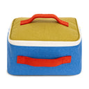 Fluf Insulated Square Lunch Bag for Work & School - Classic Navy