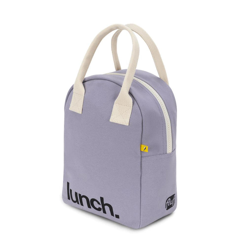 Lavender Organic Cotton Washable Lunch Bag for Kids and Adults